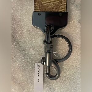 Coach | Accessories | Coach Loop Key Fob In Signature Canvas | Poshmark